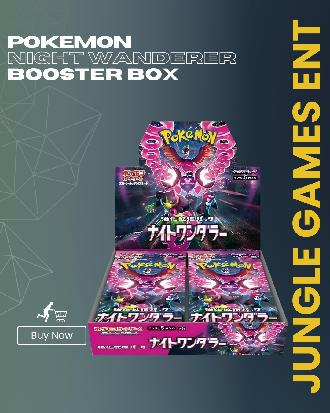 Pokemon Night Wanderer Booster Box - SV6a – Jungle Games ENT
